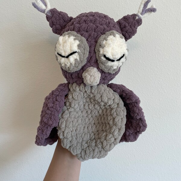 Pattern: Oakley the Owl Snuggler Pattern, Crochet Owl, Crochet Pattern ...