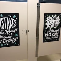 Installing Inspiration - 20" X 30" Uv-coated Vinyl Adhesive Decals for ...