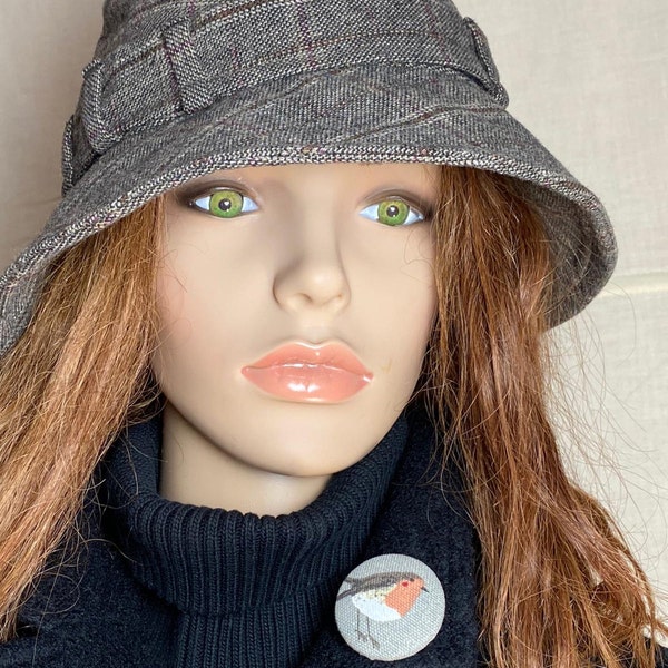 Pale Blue/green Slouchy Top Hat, Appliqué Detailing, Unique Top Hat ...