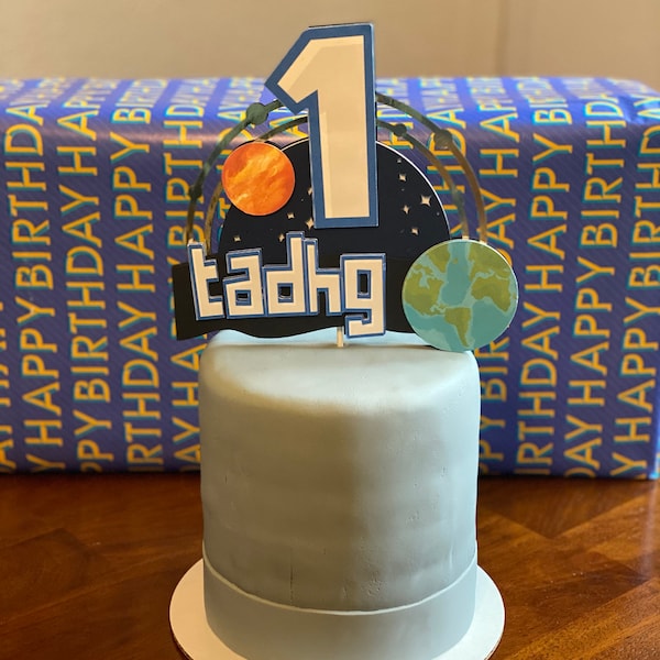 Custom Cake Topper | Custom Theme | Custom Order | Smash Cake Topper ...