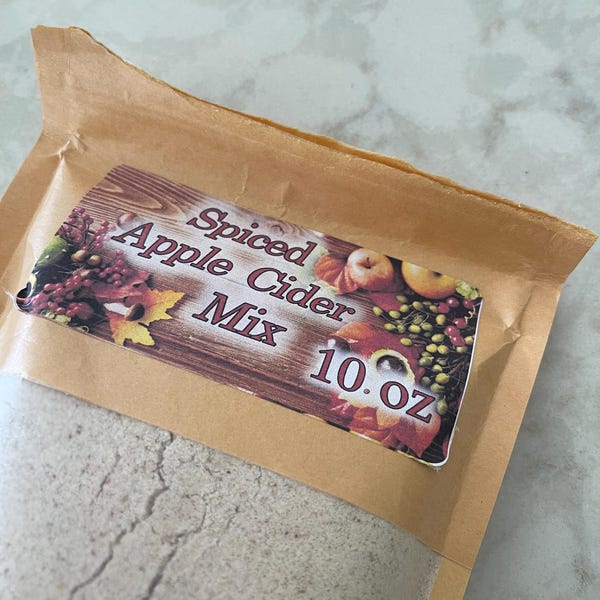 Spiced Fuji Apple Cider Mix W/ Cinnamon~sweet & Spicy Autumn Flavor~10 ...