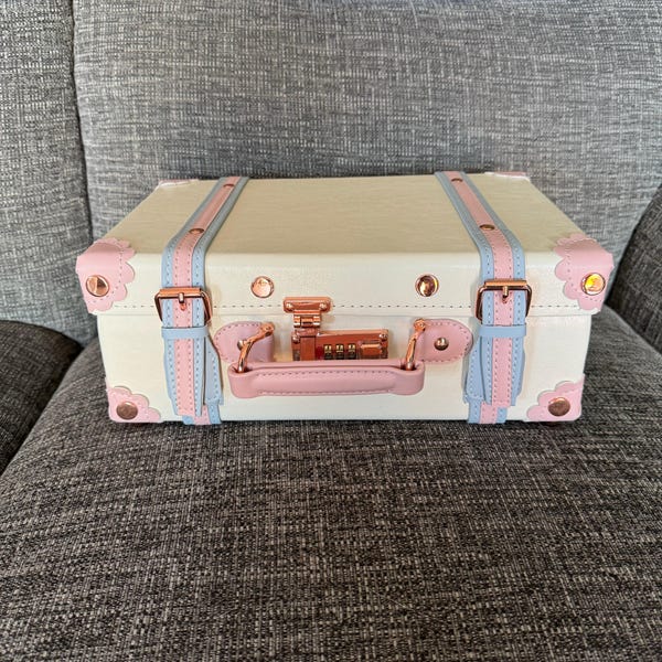 Beautiful Traditional Keepsake Memory Suitcase, Baby Suitcase, Memory ...