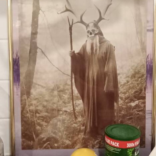 Druid of the Forest, Vintage Photography, Art Poster Print, Dark ...