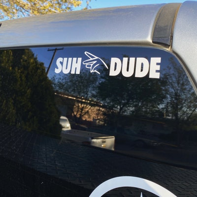 Suh Dude 8 White Vinyl Sticker Decal JDM Turbo Racing - Etsy