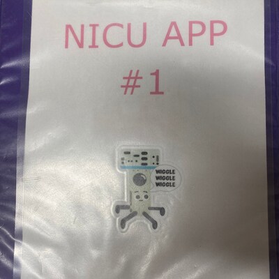 NICU Vinyl Sticker 3.0 Jet Ventilator Sigh of Relief NICU - Etsy