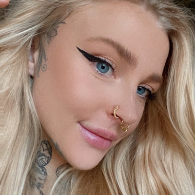 Moon Phases Septum Ring, Septum Piercing, Rose Gold Septum Ring 14g ...