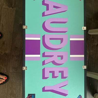 Custom Camp Trunk Monogram Decal. Summer Camp Gear. Footlocker. Camp ...