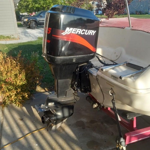 Mercury 125 Hp Optimax Saltwater Outboard Engine Decals Sticker Set ...