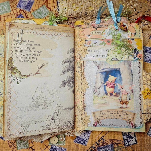 Farmhouse Junk Journal Kit, Rustic Journal Pages, Printable Vintage ...