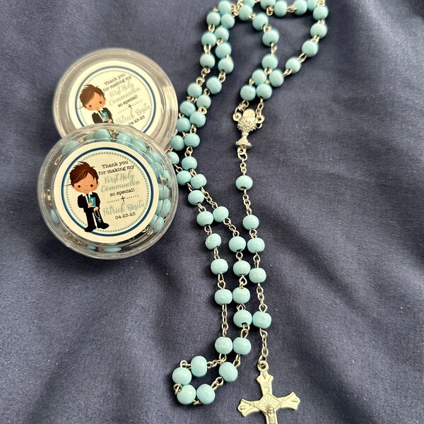 First Holy Communion, Round Stickers, Boys Holy Communion Stickers ...