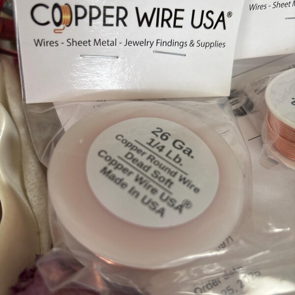 14ga. 5ft. - Copper and Brass Twisted Fancy Wire Made in USA ( Genuine ...