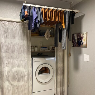 Laundry Drying Rack, Ceiling Mounted Clothes Drying Rack, Laundry ...