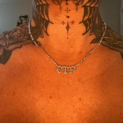 Customize Name Necklace Customize Name Plate Customize Any - Etsy