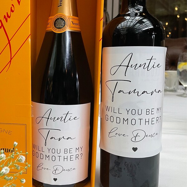 PRINTED Custom Wine Bottle Label, Personalized Wine Label, Your Image ...
