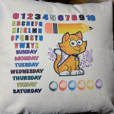 Learning Pillow Png Learning Pillow Learning Templates Kids - Etsy