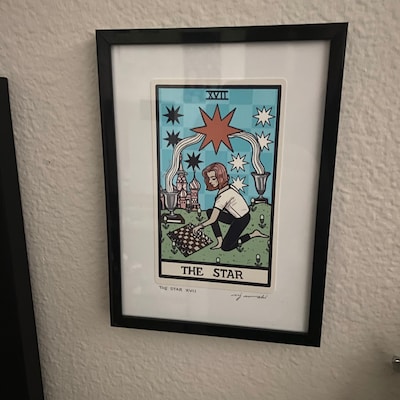 The Star XVII Tarot Card Art 5x7 Art Print Hand-cut and - Etsy