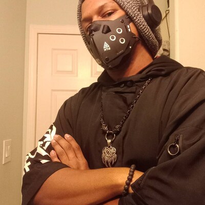 Armored Neck Cover Collar Futuristic Tactical Techwear Mecha - Etsy