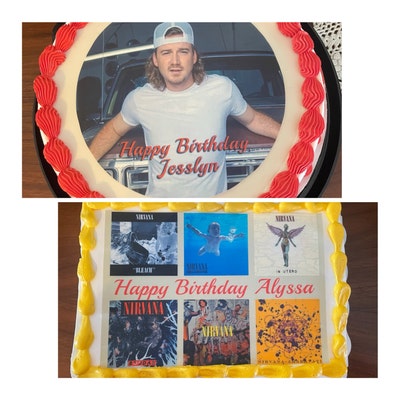Heavy Metal Band Edible Cake Topper Maiden ACDC Manowar ... Its Your ...
