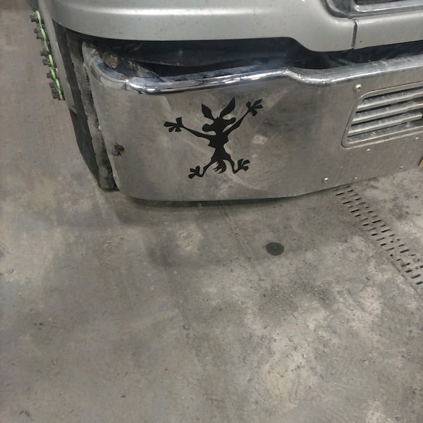 Wile E Coyote Crash Decal - Etsy