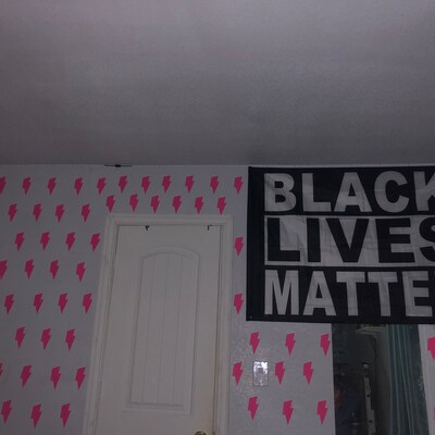 Pink Lightning Bolt Room Decor Aesthetic Wallpaper / Wall Photo Collage ...