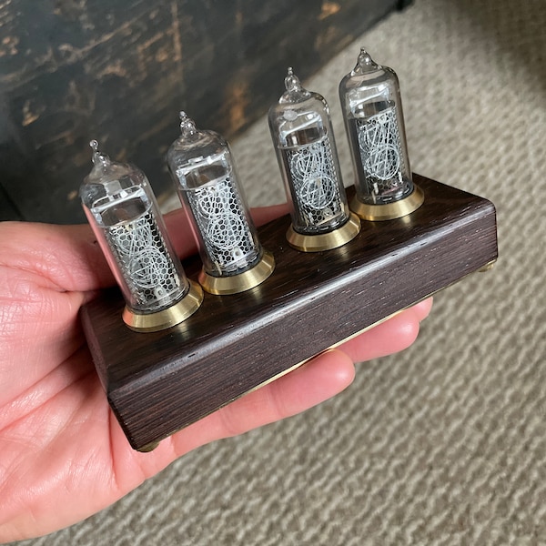 Nixie Tube Clock IN-14 | Vintage Retro Table Clock for Home Decor ...