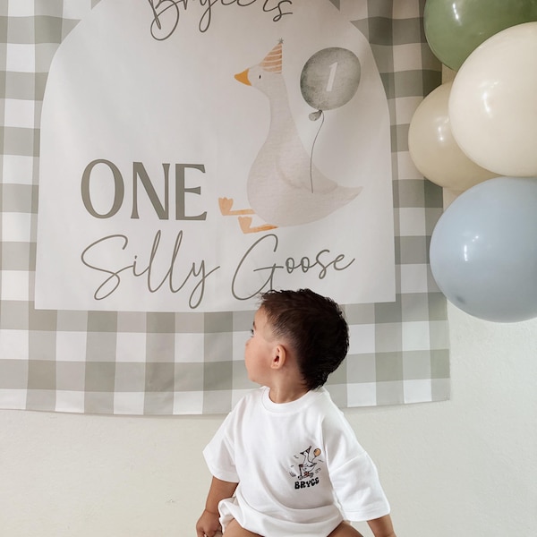 A New Silly Goose Baby Shower Banner, Silly Goose Baby Shower Decor ...