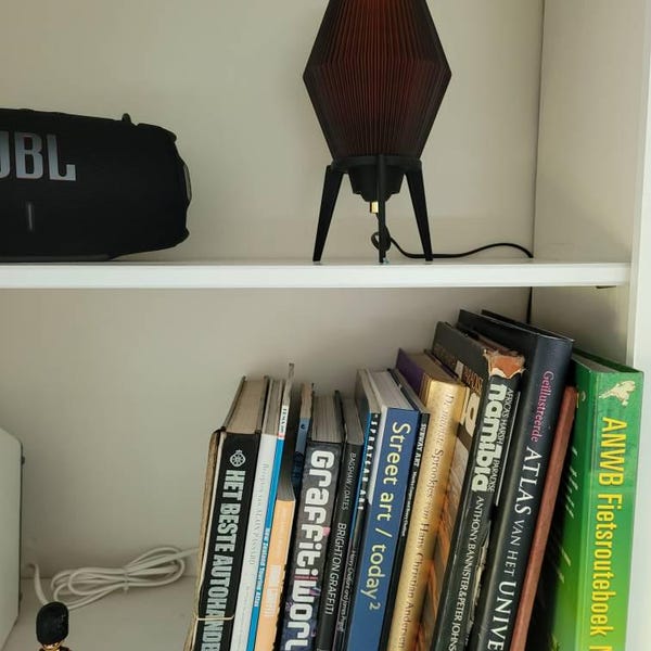 KERO - Space Age Table Lamp | Warm Amber Light | Recycled Plastic ...