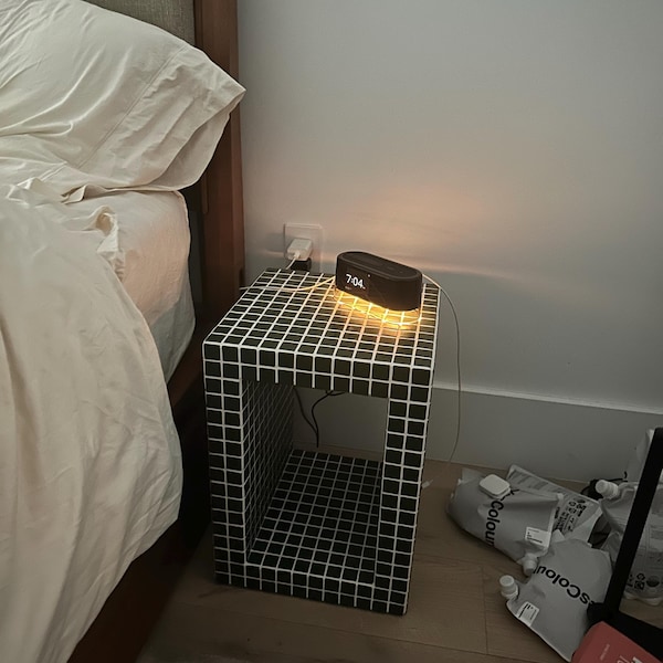 Bedside Table, Yellow Coffee Table, Tile Table, Book Table, Home Decor ...