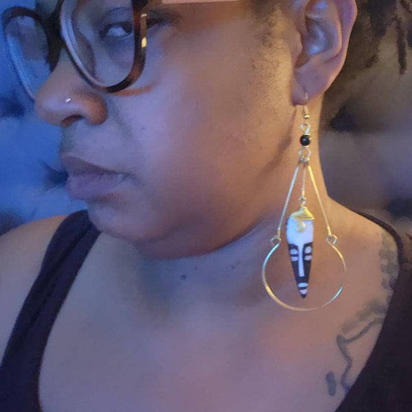 African Cowrie Shell Rings Tribal Rings African Jewelry Adjustable ...