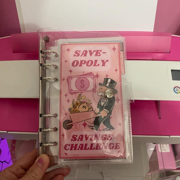 Savopoly Budgeting A6 Savings Challenge Cash Stuffing Binder - Etsy
