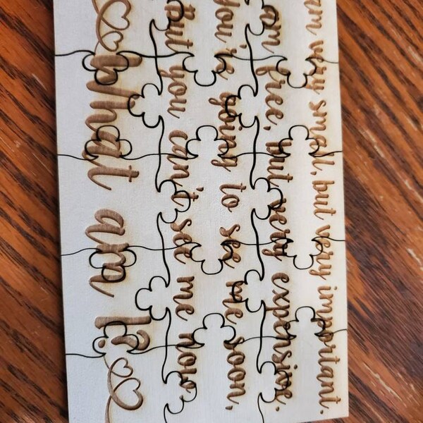 What Am I? Baby Reveal Riddle Puzzle - Basswood Jigsaw Puzzle Fun Put ...