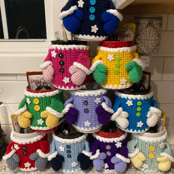 Crochet Christmas Mug Jumper Pattern - Etsy