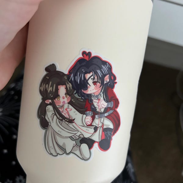 Xie Lian / Hua Cheng Chibi Sticker - Heaven Official’s Blessing - Etsy