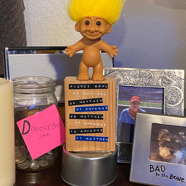 Geller Cup Troll Trophy - Friends TV Show Trivia, Thanksgiving - Etsy