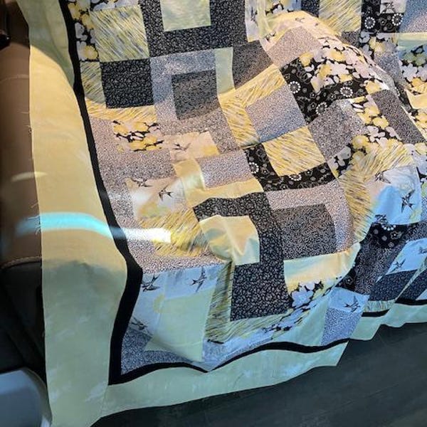 Enigma Fat-quarter Quilt Pattern, Beginning Quilt Pattern, Easy to Sew ...