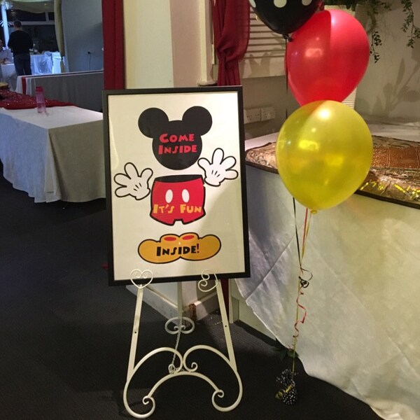 INSTANT DOWNLOAD Printable Classic Mouse Hanging Welcome Door Sign ...