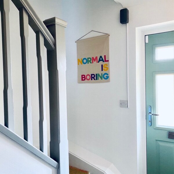 Normal is Boring Banner, Wall Hanging - Etsy
