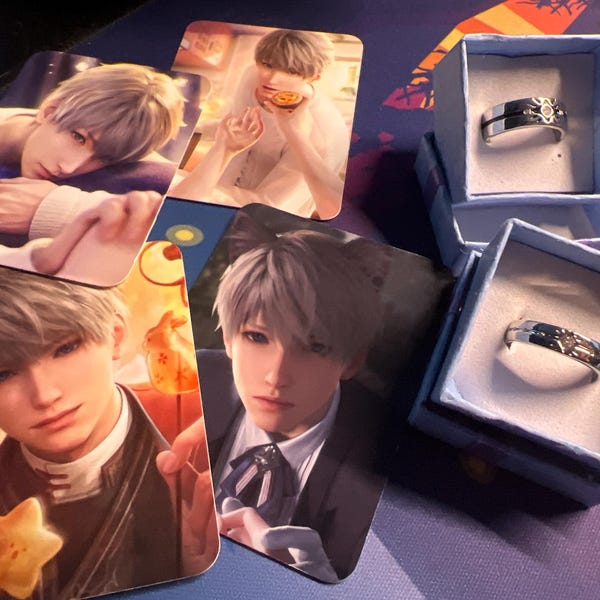 Love and Deepspace 100 Affinity Rings, Caleb, Sylus, Zayne, Rafayel ...