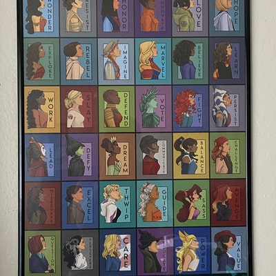 She Series Collage Special Pop Culture Edition Poster - Etsy