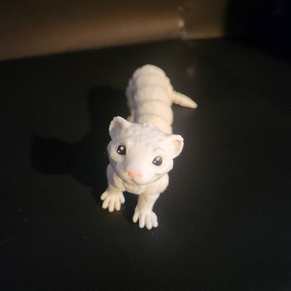 Ferret Digital .STL File for 3d Printing, Articulated Fidget Figure ...