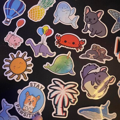 300pc VSCO Stickers Pack Ocean Themed Outdoor Decal for Laptop - Etsy