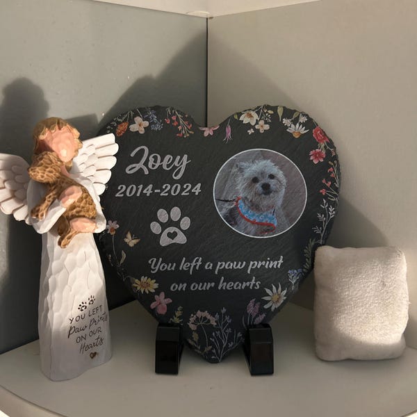 Personalized Pet Memorial Stone, Pet Memorial Gift, Dog Memorial, Cat ...