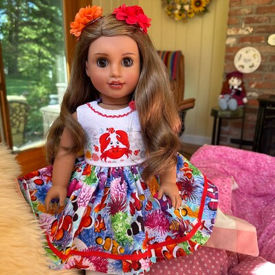 PDF Sewing Pattern Fits American Girl Doll Marie Grace, Addy or ...