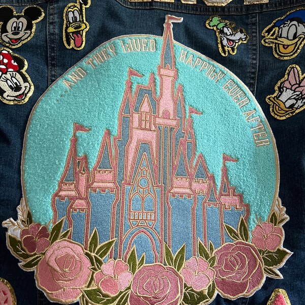 Disneyworld Castle Patch, Iron on Patch, Sew on Patch, Patches for ...