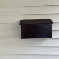 Wall Mount Copper Mailbox Solid Copper Mailbox Embossed Copper Mailbox ...