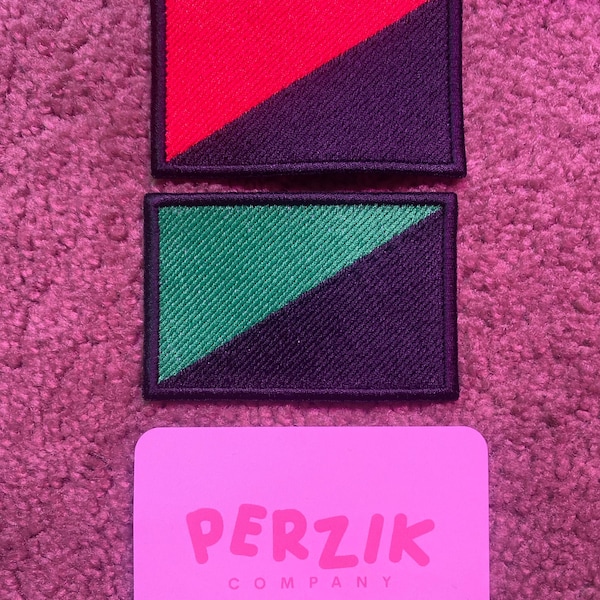 Three Arrows Flag Embroidered Patch Anarchism Antifa Hook and Loop ...