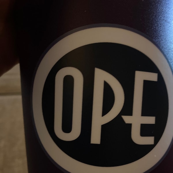 Ope Vinyl Sticker | Wisconsinite Sticker | Midwestern Sticker - Etsy