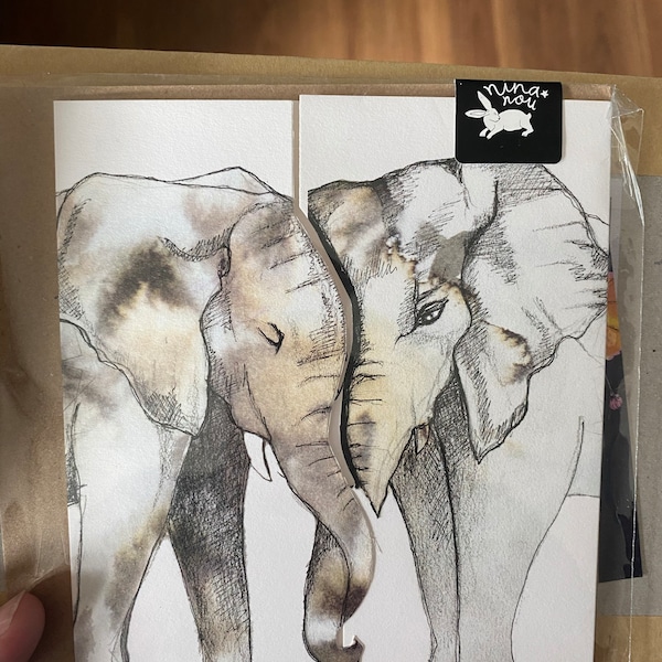 Rainforest Animals Greeting Card, Animals Stationery Set, Jungle Animal ...