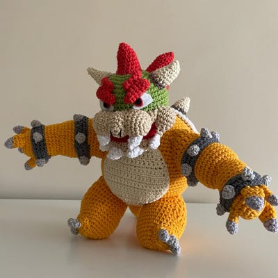 Bowser Crochet Pattern Amigurumi PDF ENGLISH Instructions Only - Etsy