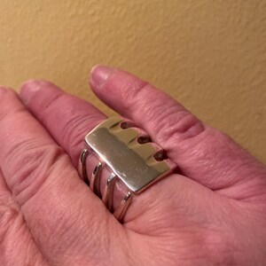 Fork Ring Size 7 1/4 Boho, Chic, Upcycling Creation, Spiral Jewelry ...